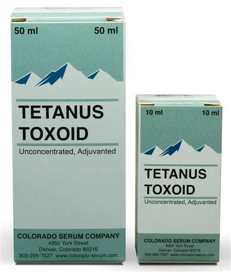Colorado Serum Tetanus Toxoid Vaccine Unconcentrated — Jeffers