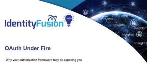 Identity Fusion Inc On Linkedin Oauth Innovativesecurity Identityfusioninsights