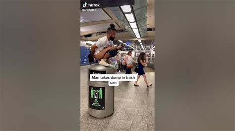 Man Takes Dump In Trash 😂🤣 Youtube