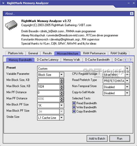 Rightmark Memory Analyzer скачать бесплатно Rightmark Memory Analyzer 38