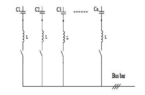 Capacitor Bank Configuration For Power Factor Compensation In A Wind