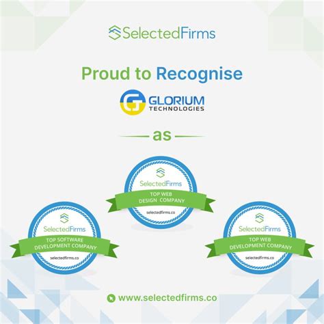 Glorium Technologies On Linkedin Gloriumtechnologies Gloriumtech Selectedfirms