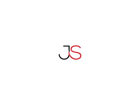 Diseño Del Logotipo Js Vector Premium