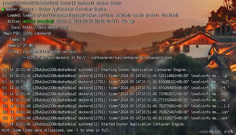 解决docker启动报错：job for rvice failed because the control process