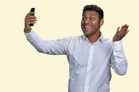 Premium Photo Cheerful Indian Business Man Smiling As Talking To Friend Via Mobile Phone