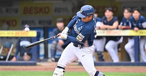 사진 오영수 운 좋은 1타점 적시타