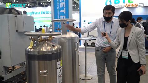 두진 H2 Meet 2022서 극저온 진공단열배관 선보여 “열전도율 낮은 인바 재질로 소재의 수축·팽창 억제해” Youtube