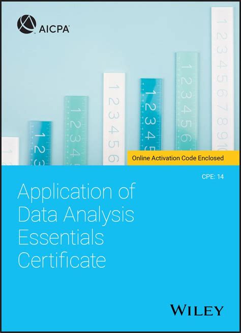 Application Of Data Analysis Essentials Certificate 9781119696612