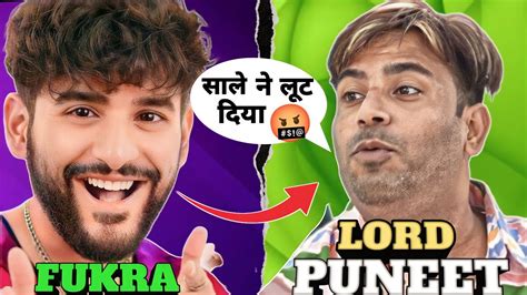 Puneet Superstar Roast Fukra Insan😱 Youtube