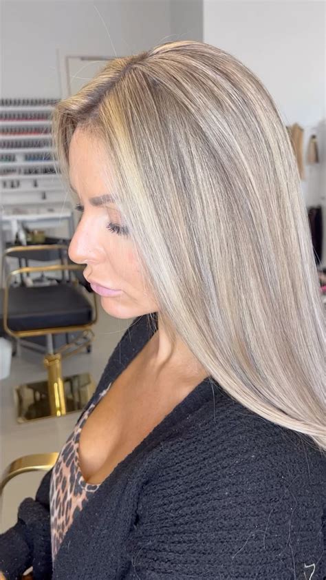 Et Smukt Resultat Til En Smuk Kunde 👸🏼n Søde Line ønskede Lyst Hår 🤩