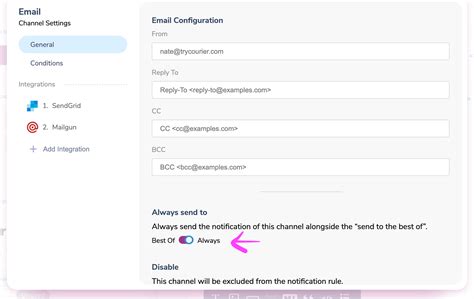 Send Priority Rules Courier Docs