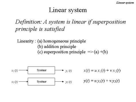 Linear System Brief History Of Automatic Control I