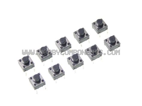 mini diy part 4 pin tact switches 10 pack