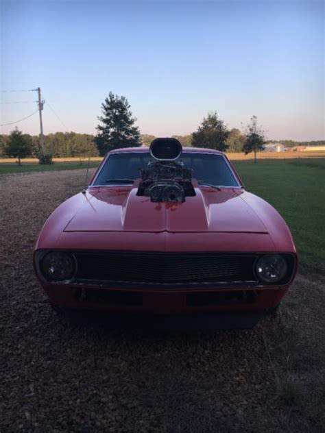 Blown 68 Camaro 468 Bbc 871 Blower Quickfuel 850 Blower Carbs Classic