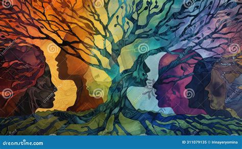 Tree Of Women S Empowerment And Growth Illustration Stock Image Image Of Tree Justice 311079135