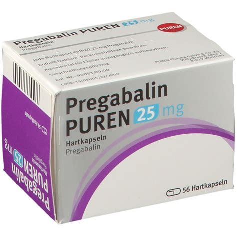 Pregabalin Puren 25 Mg 56 St Mit Dem E Rezept Kaufen Shop Apotheke