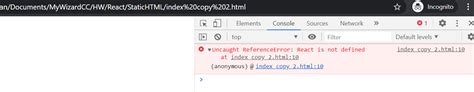 Uncaught Referenceerror React Is Not Defined The Freecodecamp Forum
