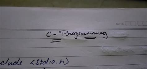 Firstdaylearning Cprogramming Codewithharry Programmingjourney