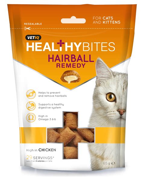 Vetiq Przysmaki Dla Kotów I Kociąt Kule Włosowe Healthy Bites Hairball