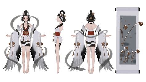 阴阳师 百绘罗衣 花鸟卷皮肤春分分 站酷zcool