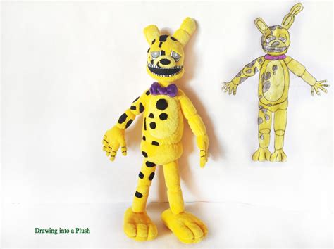 Custom Plush Just Springtrap Five Nights At Fredies Inspired Funmade