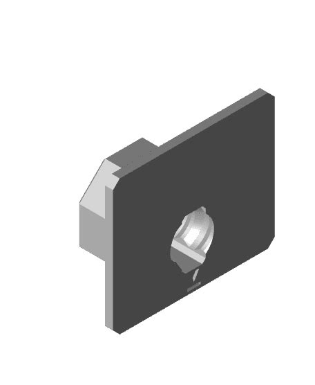 8 Mm Command Strip Bolt Lock Mount 3d Model By Multiboard On