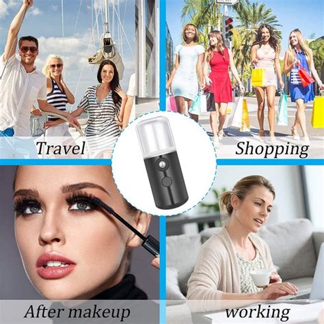 Skincare Handheld Mini Ultrasonic Face Steamer Mister Nano Mist