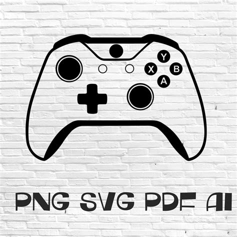 Xbox Controller Xbox Controller Svg Png Pdf Ai Gaming Etsy