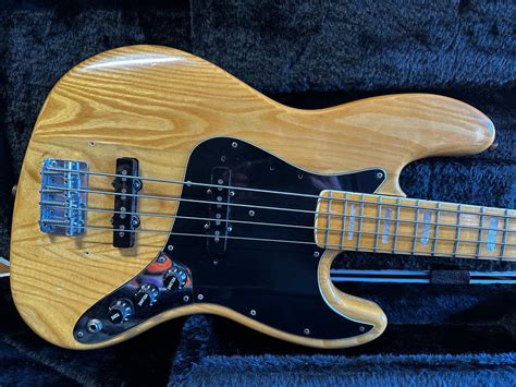 Fender Jazz Bass Natural 1977 Some Neck Guitars