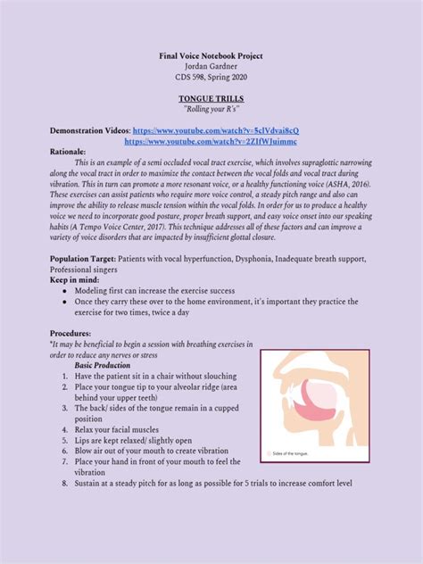 Voice Notebook Pdf Human Voice Human Throat