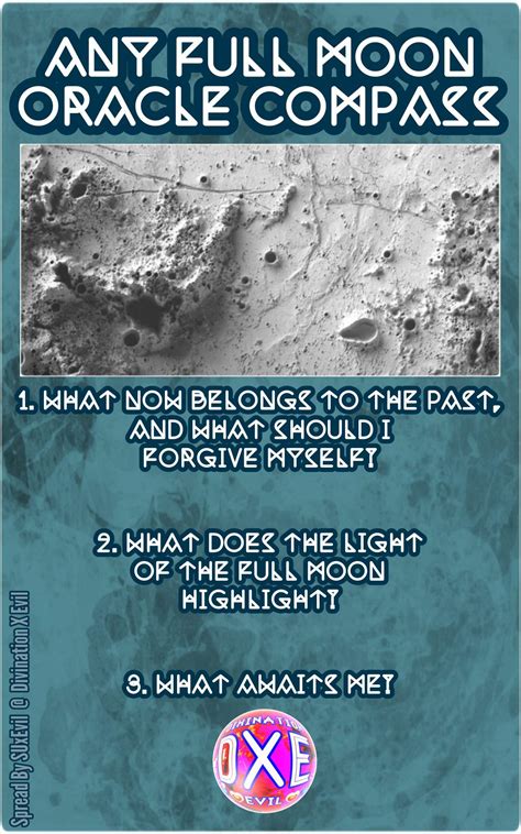 Any Full Moon Oracle Compass Wiki Divination X Evil Amino