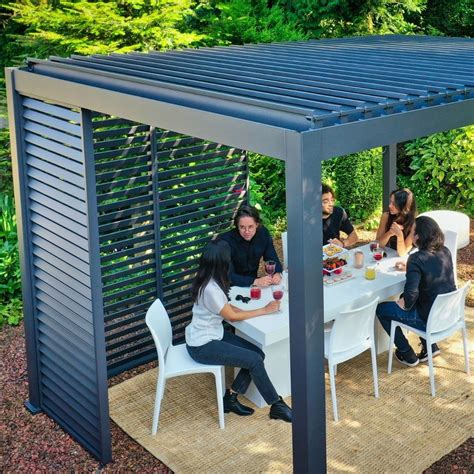 Pergolas bioclimatiques Autoportées en aluminium Ombréa
