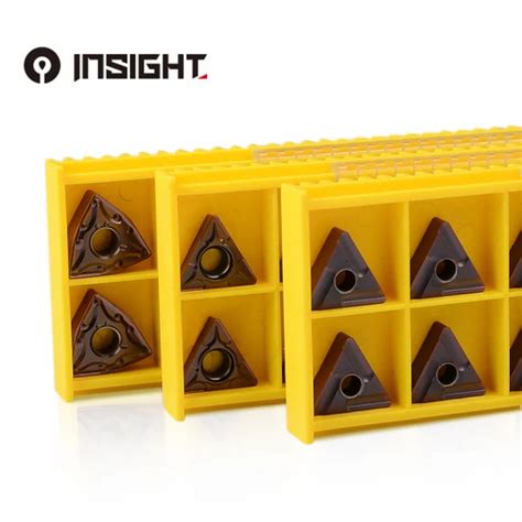 PCD Tnmg Cutting Inserts PVD CVD Coated Black Color Turning Tool CNC