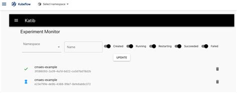 Katib Ui Allows You To Delete Experiments When No Namespace Is Selected On Central Dashboard