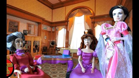 Золушка Мультфильм Выбираем платье на Бал Мультики куклами Диснея Злая Мачеха и Дочка Youtube