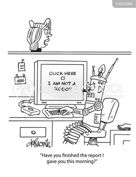 I Am Not A Robot Cartoons And Comics Funny Pictures From Cartoonstock