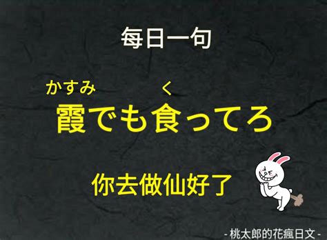 桃太郎的花瘋日文 你去做仙好了 霞でも食ってろ 😗《這個動作，那個情形，日語怎麼說》😗 Facebook