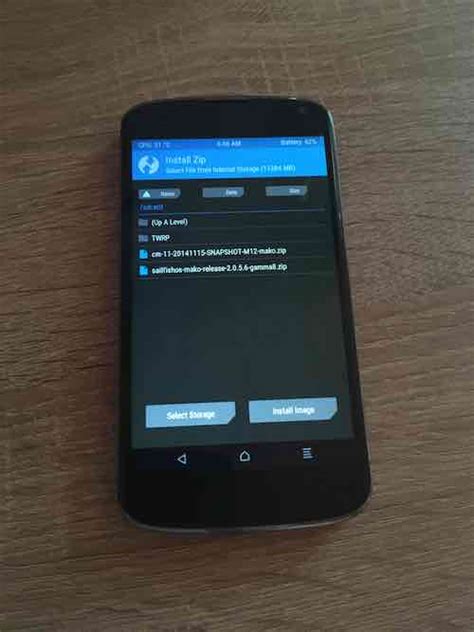 Installing Sailfish OS On Google Nexus 4 Piano42