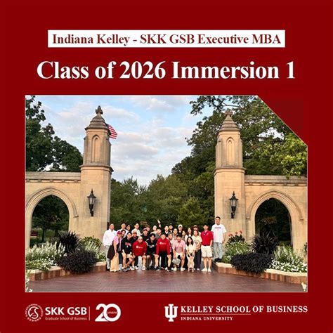 Congrats To The New Cohort Of Indiana University Kelley School Of