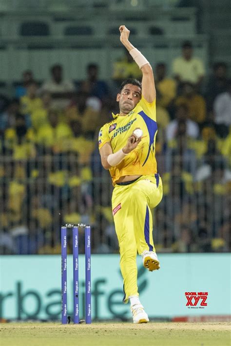 Chennai Chennai Super Kings Deepak Chahar Bowls A Delivery