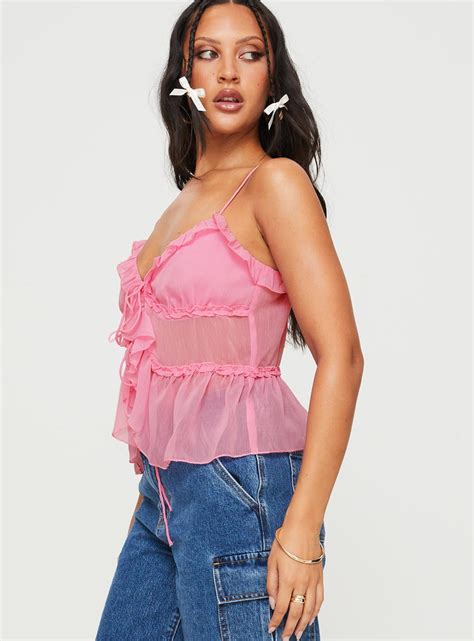 Torquil Top Pink Princess Polly Au