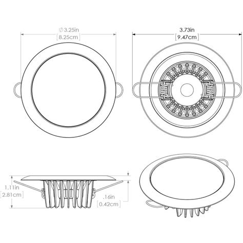 Lumitec Mirage Flush Mount Down Light Glass Finishno Bezel 4