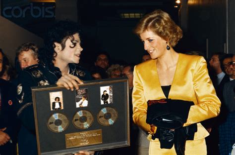 Backstage With Princess Diana Back In 1988 Michael Jackson Photo