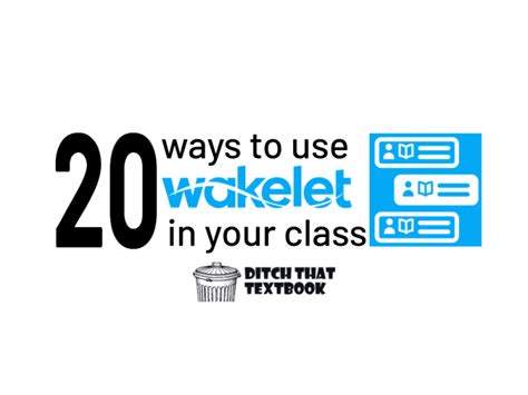 20 Ways To Use Wakelet In Your Class Ditch That Textbook