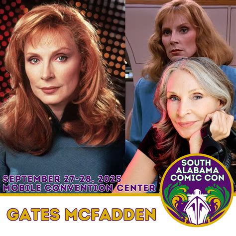 South Gates Mcfadden Guest Spotlight South Alabama Comic Con