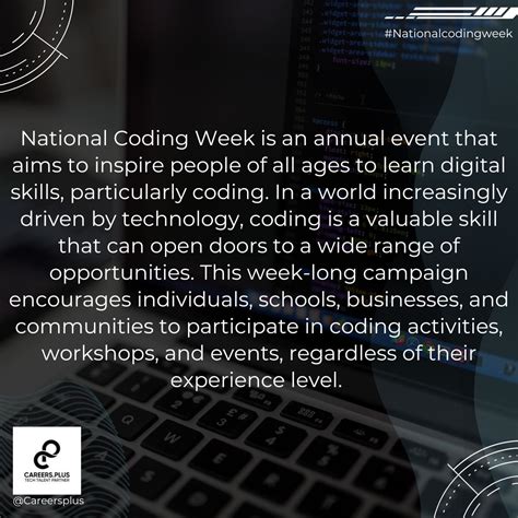 careers plus on linkedin nationalcodingweek coding careergrowth