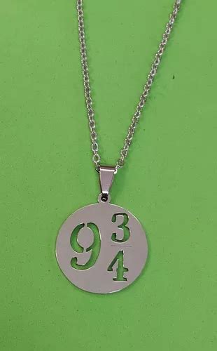 Harry Potter Dije Y Cadena Acero Quir Rgico Hogwarts Magi Cuotas Sin Inter S