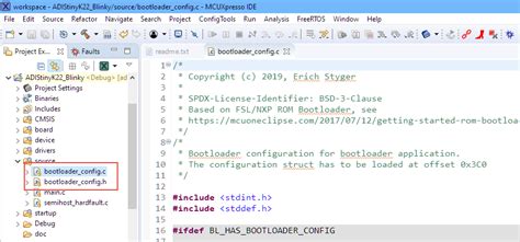 Linking Bootloader Applications With Eclipse And Freemarker Scripts Mcu On Eclipse