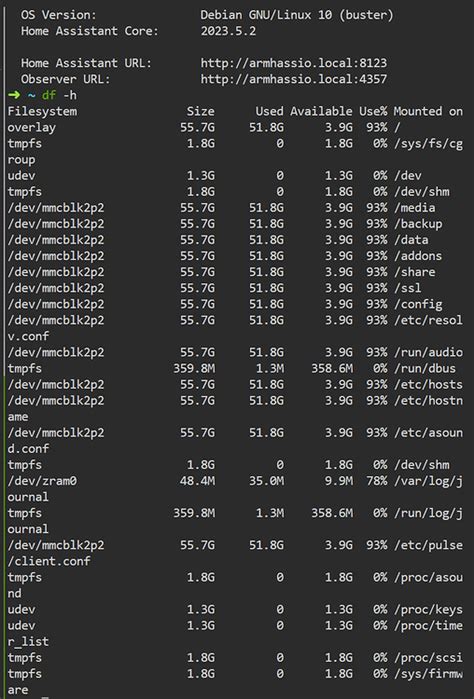 Ha High Disk Usage Log Hdd Folder In Var More Than Gb Home