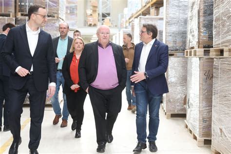 Hüllhorst Cdu Politiker Jens Spahn Besucht Wortmann Ag